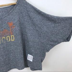 Retro Band | Tops | Retro Band Hollywood Grey Crop Top | Poshmark